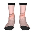Four Seasons Universal Socks - 2 Pairs of Trendy Unisex Socks with Pink ...