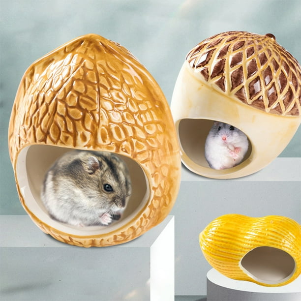 Tongliya 1pcs Ceramic Hamster Ceramic Nest Summer Cooling Air ...
