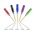 5 Pcs Screwdriver Set Multi Hex Driver 0.9mm 1.27mm 1.3mm 1.5mm 2.0mm ...