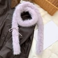 Bowknot Plush Scarf for Women Girl All Matching Scarf Outdoor Narrow ...