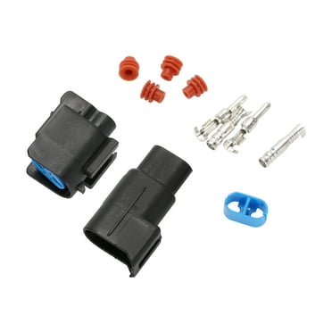 10 Kits 2 Pin Car Waterproof Electrical Connector, Car Waterproof Plug ...