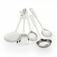 Amco Stainless Steel Cooking Tools, 5 Piece Kitchen Utensil Set ...