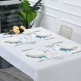 15.4 Inch Round Placemats Set of 6 Washable Heat Resistant Placemats ...
