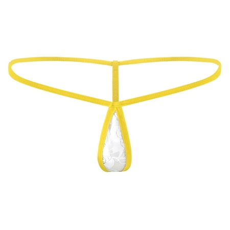 Sexy sous-vêtements en dentelle femmes slips taille basse t-back Mini ...