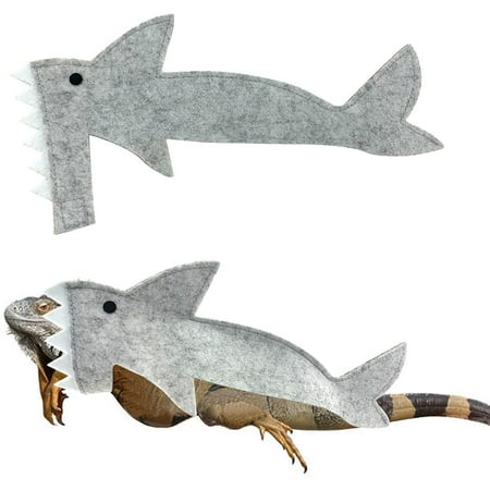 P5HAO Bearded Dragon Shark Outfit Lizard Reptile Shark Costume Handmade ...