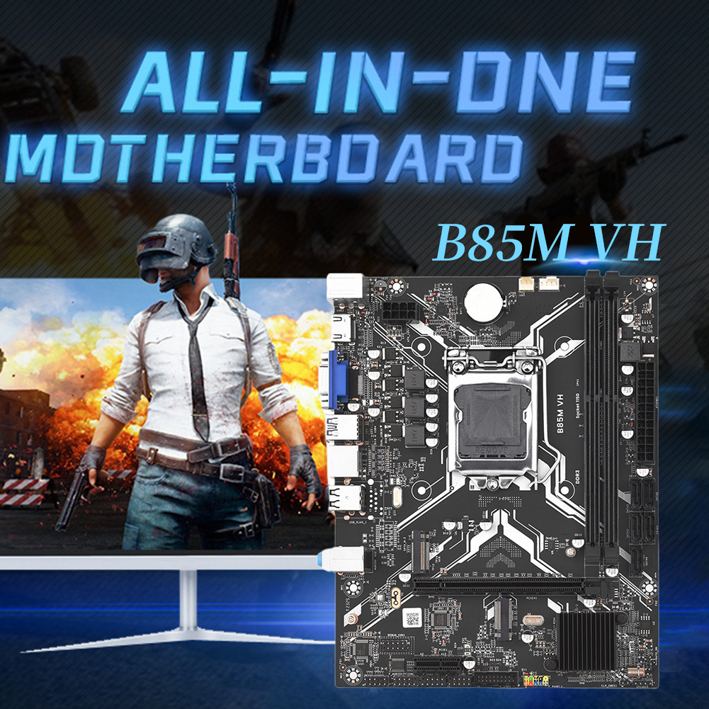 Conjunto De Placa Base Placa base de ordenador B85M VH NVME M.2 SSD LGA ...