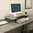 Office Star Products Napa Desk Riser 35W x 29D in Mahogany - Walmart.com