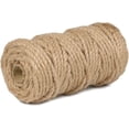 5mm Thick Jute Rope Twisted Heavy Duty Twine 105 Feet for Craft ...