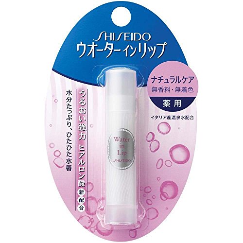 Water in Lip Medicated Natural Care (Unscented, Uncolored) 3.5g x 2 ...