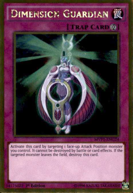YuGiOh Dark Side of Dimensions Gold Edition Gold Rare Dimension ...