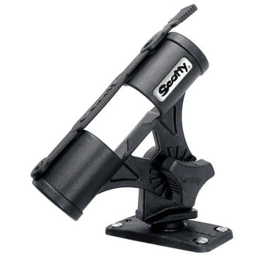 Scotty Powerlock Rod Holder Black w/241 Side/Deck Mount - Walmart.com