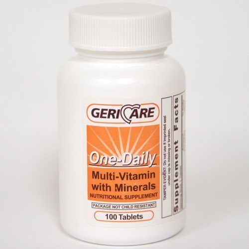 GeriCare One-Daily Multi-Vitamin, 100 Count - Walmart.com