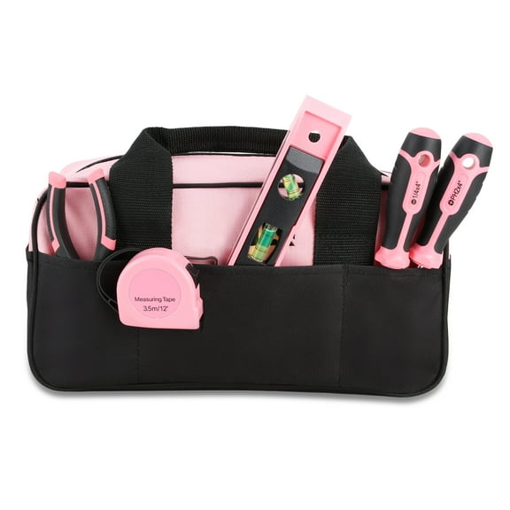 21-Piece Tool Set - Portable Household Hand Tool Kit with Wide Mouth ...