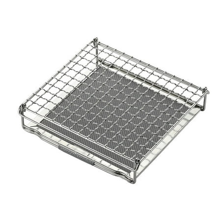PERTTYUNG Stainless Steel Grilling Mesh Barbecue Wire Mesh Stove Top ...