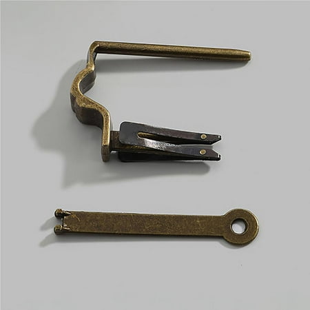 Antique Lock with Dual Rabbit Pattern Chinese Drawer Exquisite Style ...