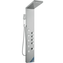 Shower Panel System, 6 Modes, LED Display, Stainless Steel Wall Mounted ...