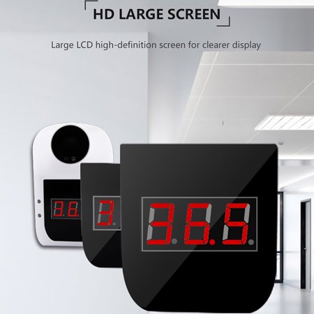 Wall Digital Thermometer Automatic Infrared Temperature Meter Office ...