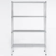 Zimtown 4-Layer Steel Rack, Adjustable Unit for Kitchen/Garage, Black ... Zimtown 4-Layer Steel Rack, Adjustable Unit for Kitchen/Garage, Black ...