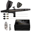 Master Airbrush Cool Runner II Dual Fan Air Compressor Pro Kit with 3 ...