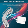 24V Doorbell Transformer Adapter for Video Doorbells, Enhanced ...