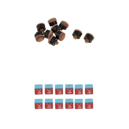 Premium Pool Cue Tip Hard Tips Replacement Combine Snooker Billiard ...