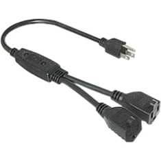 Ziotek Y Splitter Liberator Power Extension Cable ZT1212594 - Walmart.com
