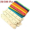 Wooden Lolly Sticks Craft Craft Sticks Ice Cream Sticks with Holes ...