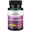 Swanson High-Potency Serrazimes 20,000 Units 34 mg 60 Veggie Capsules ...
