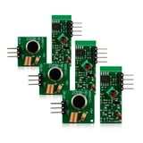 kwmobile 433 MHz Transmitter and Receiver Module Kit for Remote Control ...