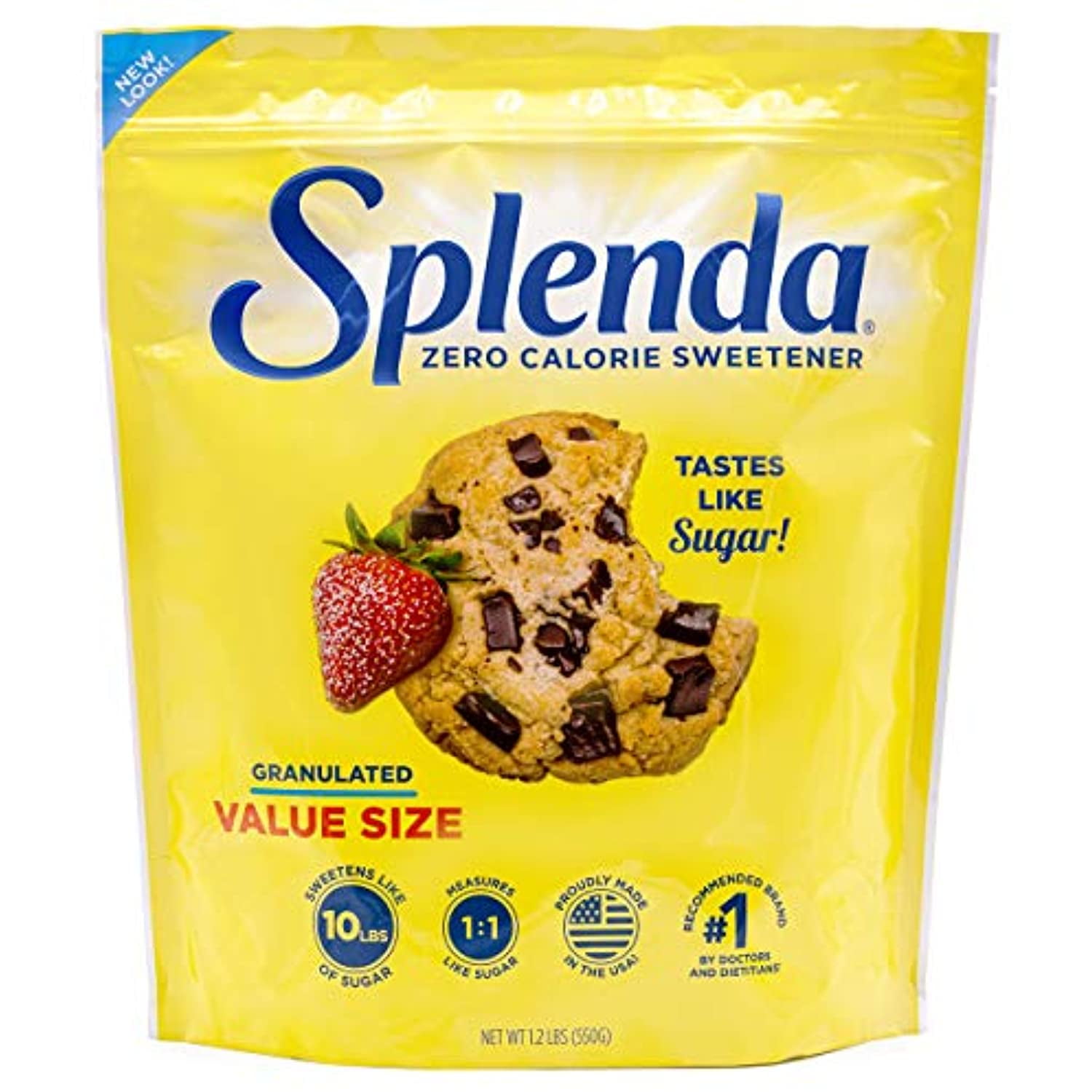 Splenda No Calorie Sweetener, Granulated, 1.2-Pound Bag - Walmart.com