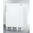 Counter height break room refrigerator-freezer in white with NIST ...
