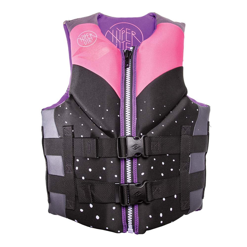 Hyperlite 86001013-HO Women's Medium Flexible Indy Life Vest, Pink and ...