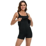 HDE Women's Skorts Exercise Dress with Pockets, Built-in Bra, Shorts ...