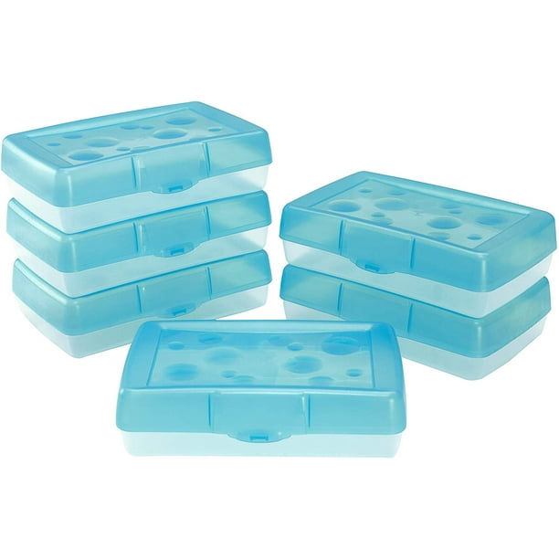 Storex Pencil Case – Organizer for Kids' Desks and Backpacks, Electric ...