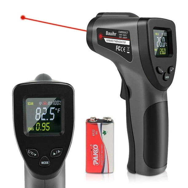 Infrared Thermometer, Digital Laser Temperature Gun Non-contact With ...
