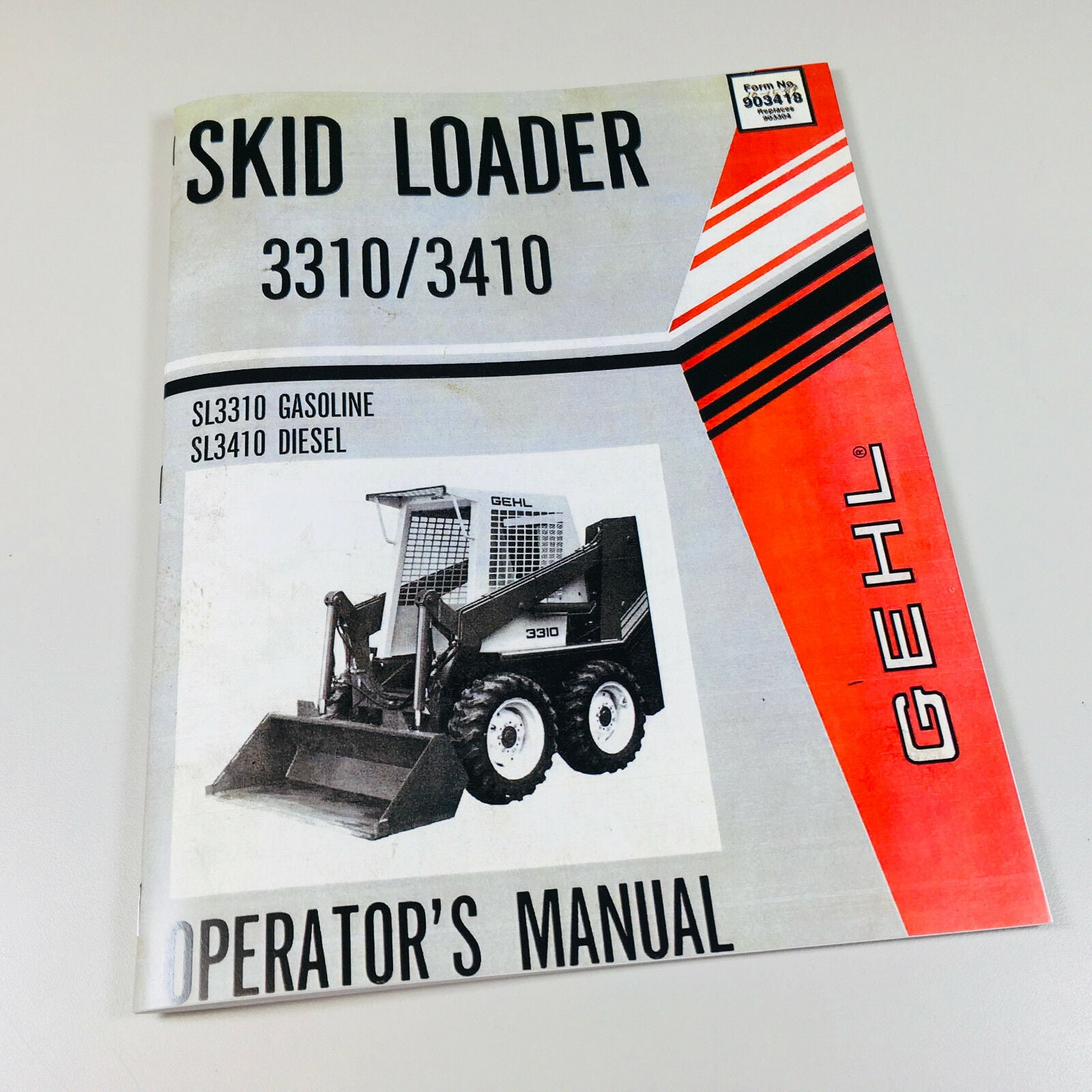Gehl Hl 3310 3410 Sl3310 Sl3410 Skid Loader Skid Steer Owner Operators ...