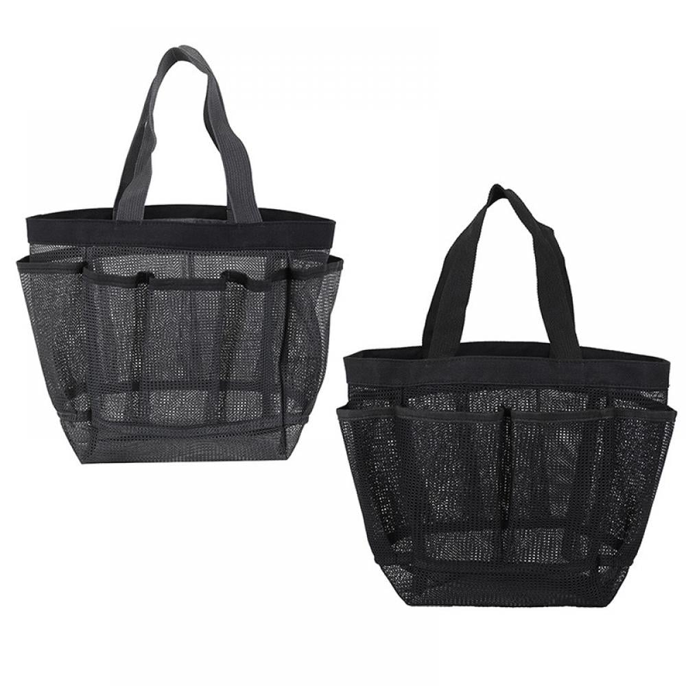 Baywell Portable 8 Pocket Shower Mesh Caddy Bag Quick Dry Hanging ...