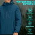 Camel Crown Packable Men's Rain Jacket Waterproof Shell Jacket ...