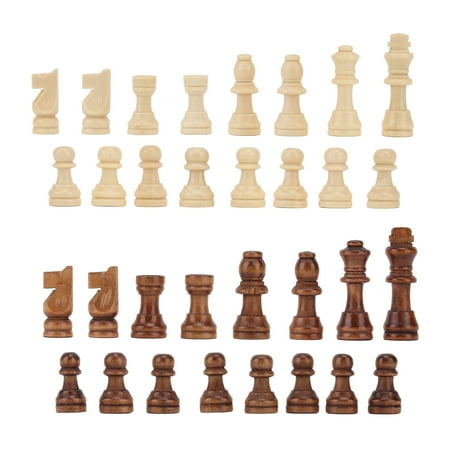 32 Pcs Chess Pieces Chess Game Figurine Pieces Replacement For Family ...