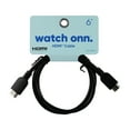 onn 6' HDMI Cable - Walmart.com