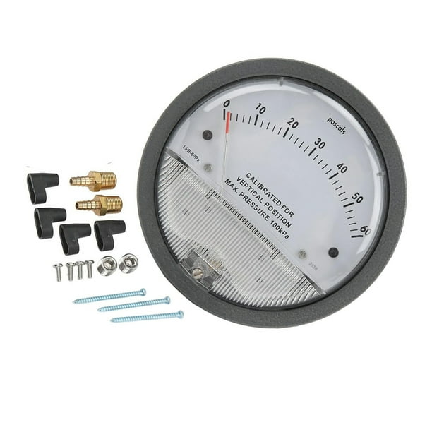 Justharion ABS Differential Pressure Gauge Meter Pressure Gauge ...