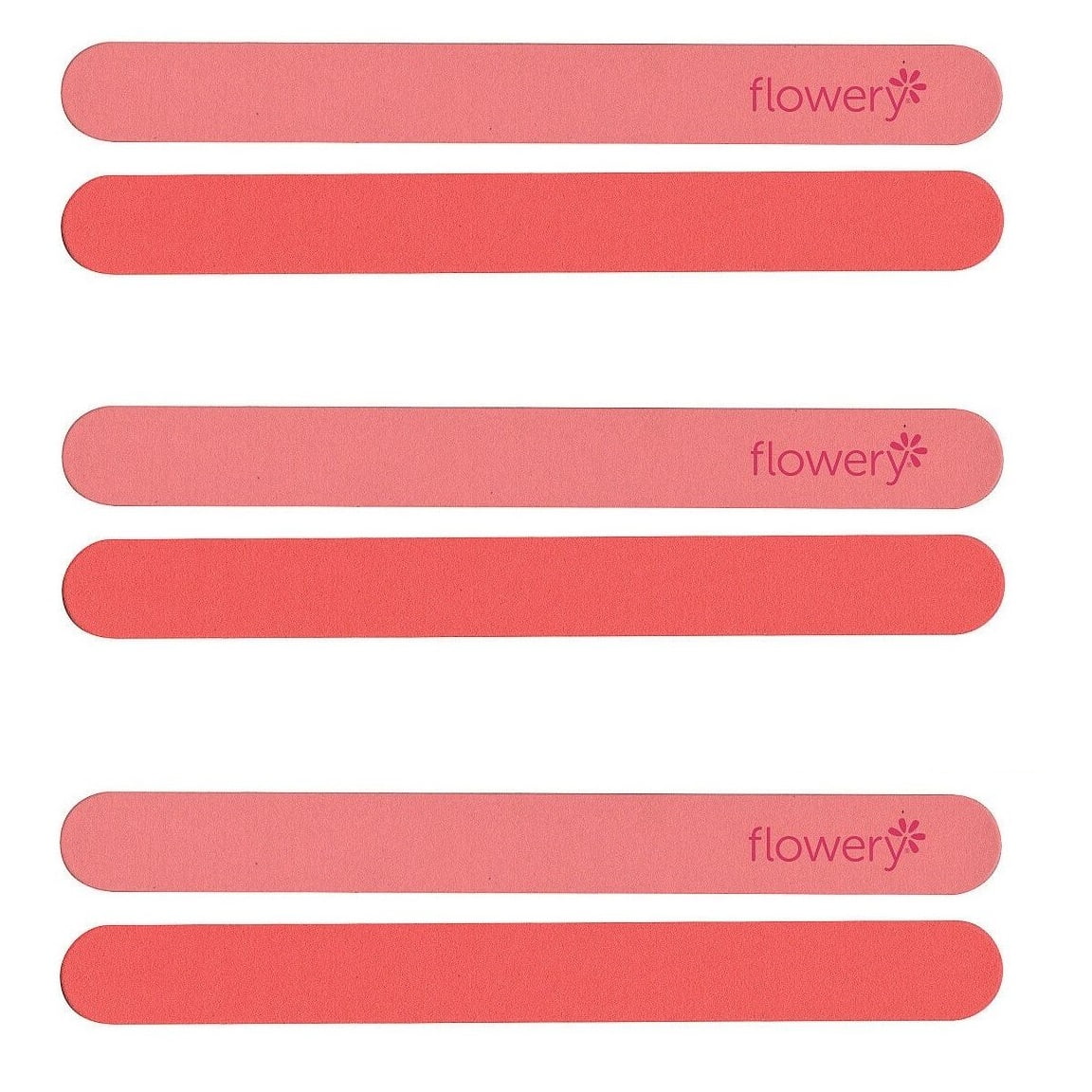Flowery Pinky Board Nail File (Total of 6 Files) - Walmart.com