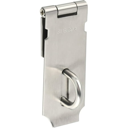 SUS304 Stainless Steel Padlock Hasp Door Lock Shed Lock, 4-Inch Heavy ...