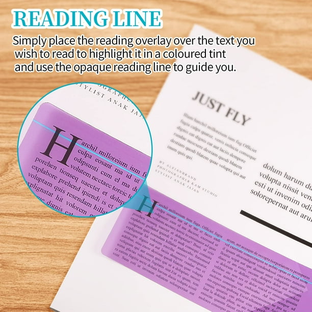 letairis 12piece Reading Skills With Colorful Guided Reading Ruler For ...