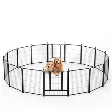 "BingoPaw Acrylic Playpen, Dog Kennel with Waterproof Pad, 32"" Extra ...