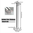 35.8in 304 Stainless Steel Glass Railing Post, End Balustrade Post for ...