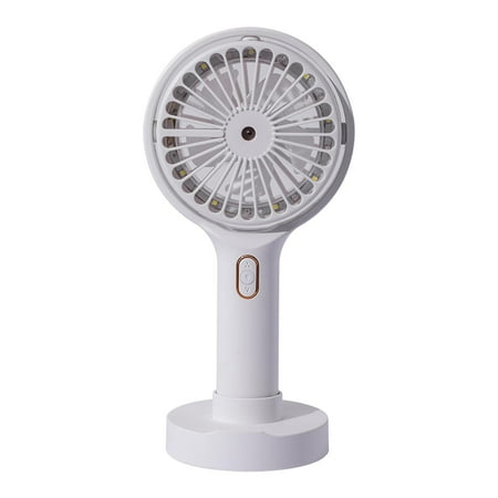 2021 Usb Light Spray Fan Handheld Stand Humidification Night Light ...