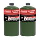 Coleman All-Purpose Propane Gas Cylinder, 16 ounce, 2-Pack - Walmart.com