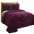 Better Trends 2 Piece Chenille Bedspread Set for Twin Bedspread 100% ...