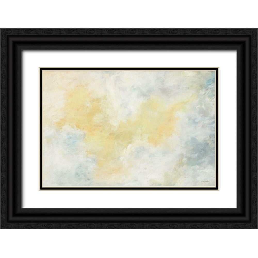 Audit, Lisa 24x17 Black Ornate Wood Framed with Double Matting Museum ...